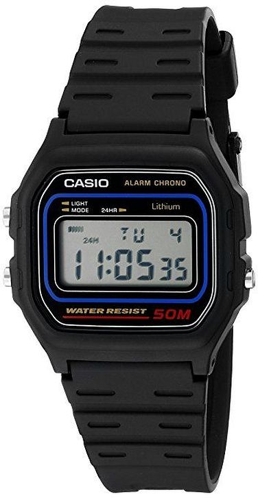 Men's Casio Black Classic Casual Digital Watch W59-1V