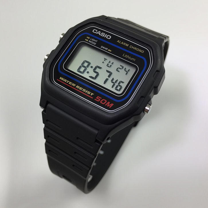 Men's Casio Black Classic Casual Digital Watch W59-1V