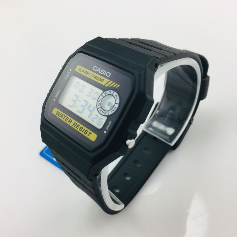 Men's Casio Classic Black Tone Case Digital Chronograph Watch F94WA-9