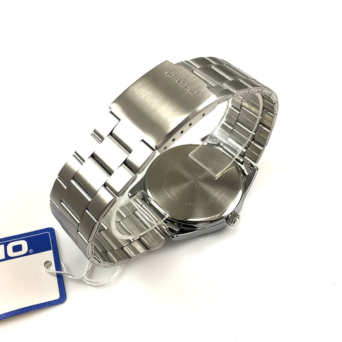 Men's Casio Classic Collection MTP-VD03D Blue Dial Steel Watch MTPVD03D-2A