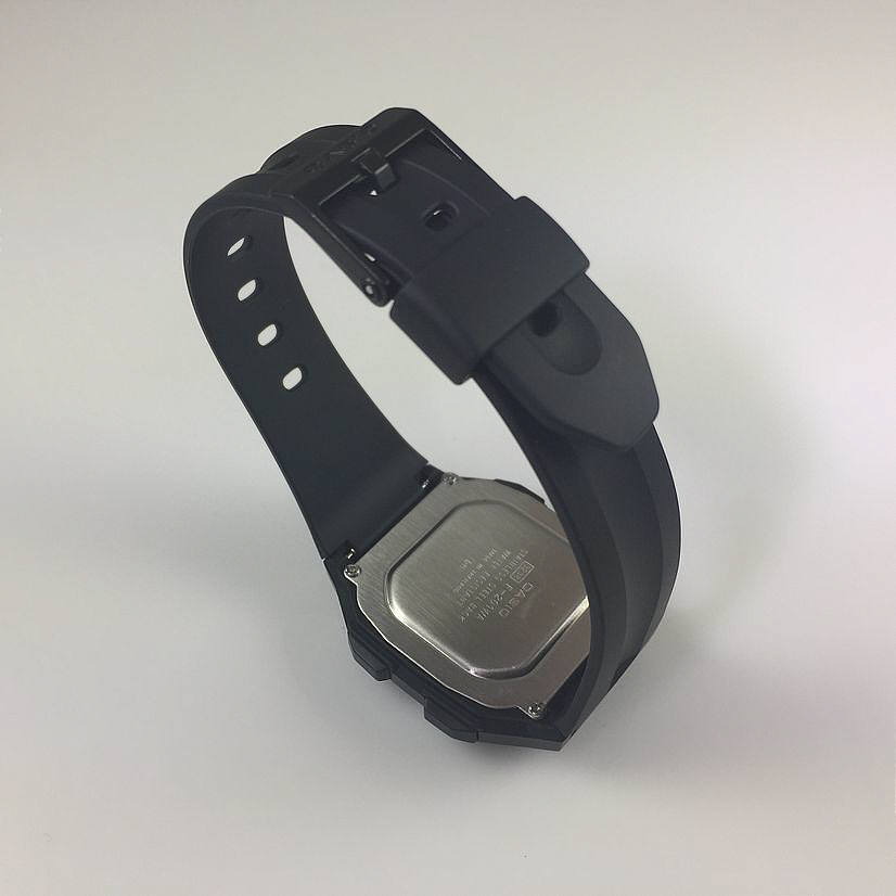 Men's Casio Classic Digital All Black Watch F201WA-1A