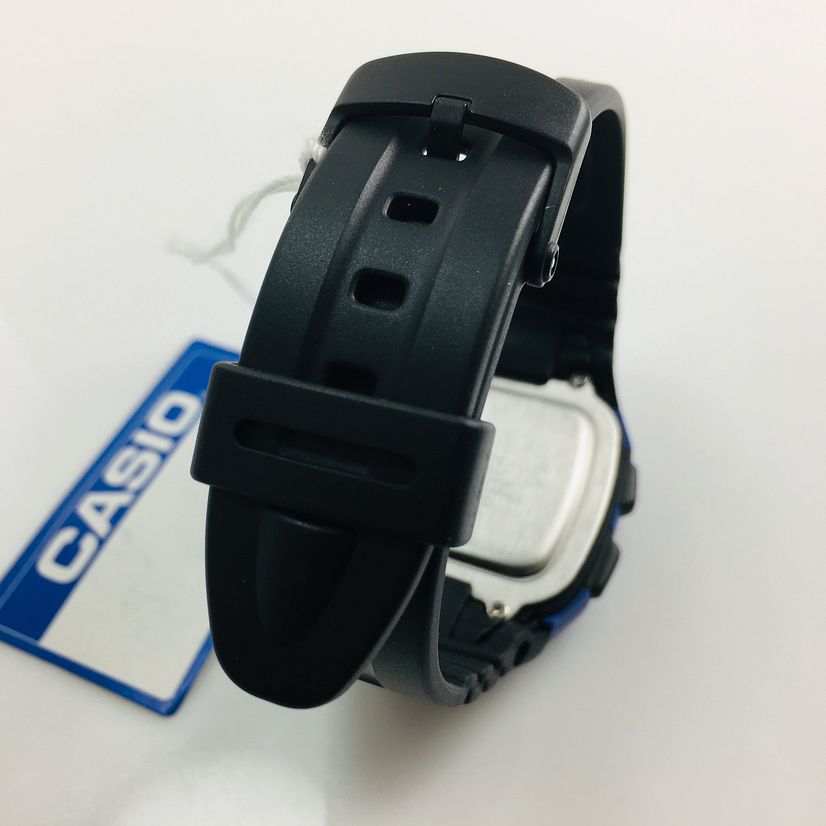 Men's Casio Core Digital Black Silicone Band Watch W96H-2AV