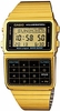 Men's Gold-Tone Casio Databank Telememo Calculator Watch DBC611G-1