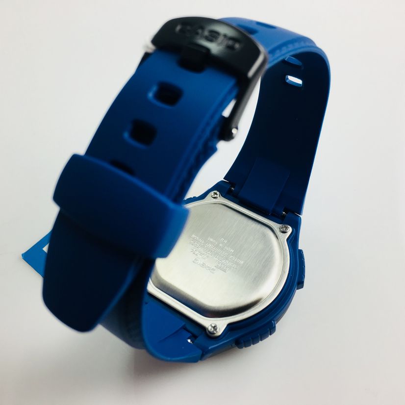 Men's Casio Digital Blue Silicone Band 42 mm Watch W734-2AV