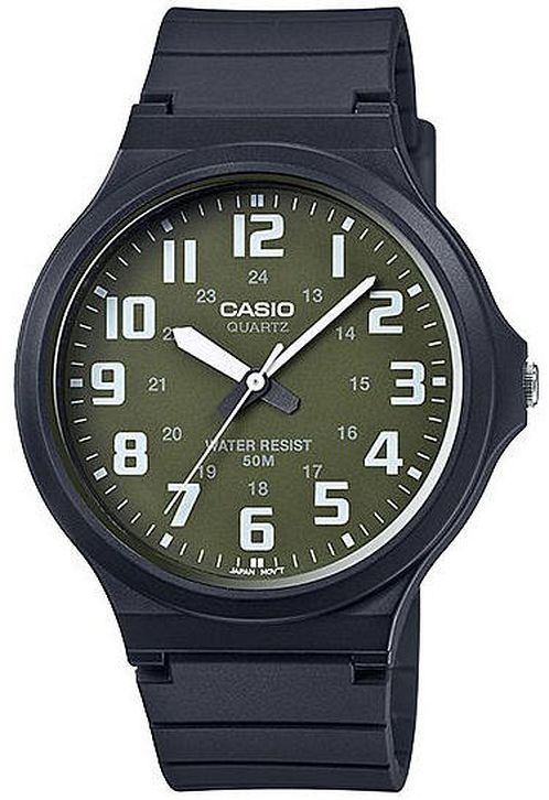 Men's Casio Easy To Read Casual Black Watch MW240-3BV
