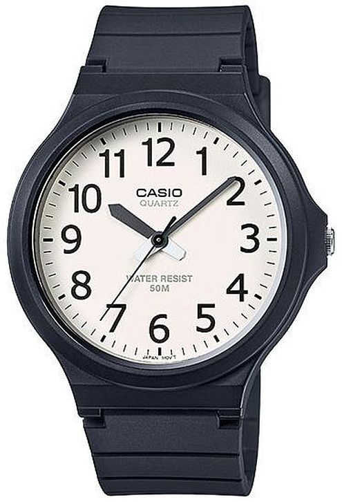 Men's Casio Easy To Read Casual Black Watch MW240-7BV