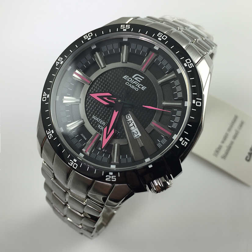 Men's Casio Edifice Day Date Diver's Watch EF-130D-1A4V