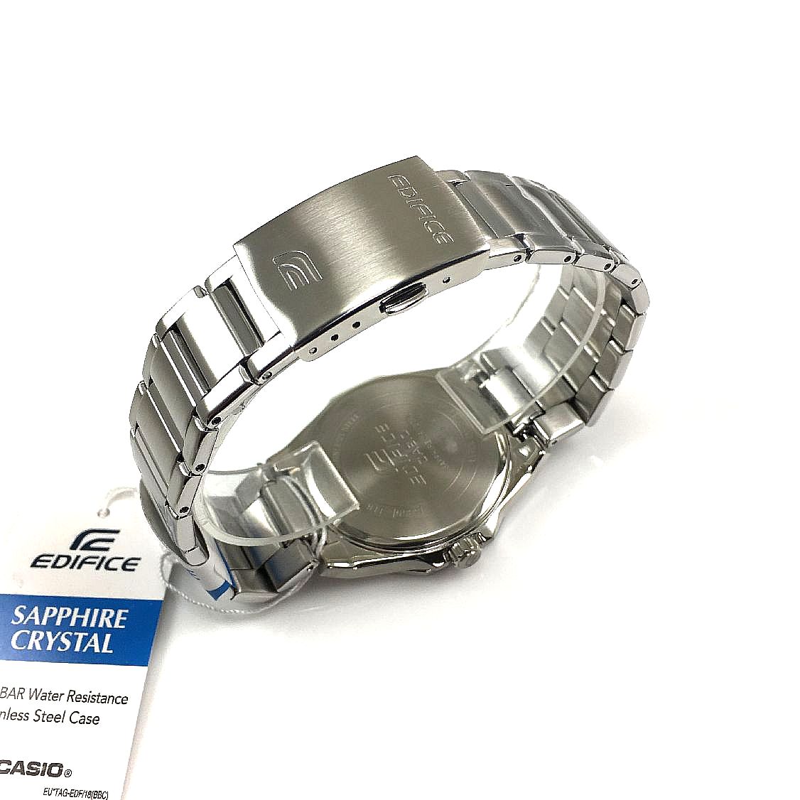 Men's Casio Edifice Green Slim Sapphire Crystal EFR-S108D Watch EFRS108D-3AV