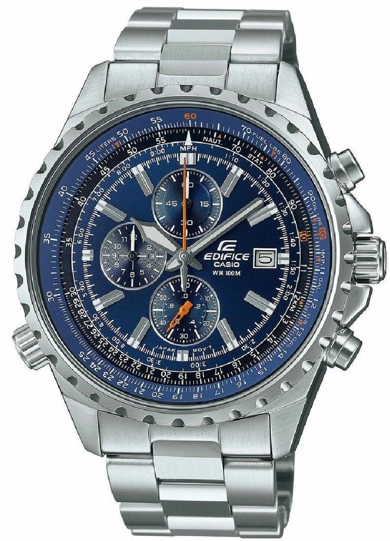 Men's Casio Edifice Pilot Aviator Style Chronograph EF-527D Watch ...