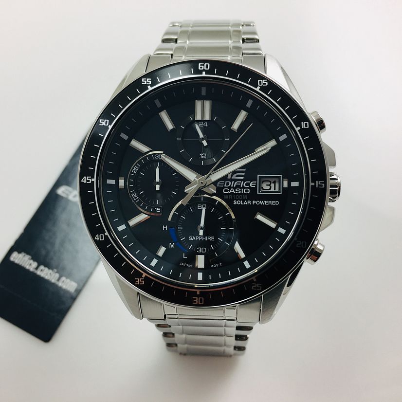 Men's Casio Edifice Solar Power Chronograph Watch EFSS510D-1AV