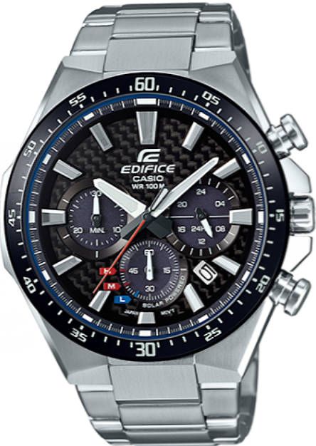 Men's Casio Edifice Solar Power Chronograph Watch EQS800CDB-1AV