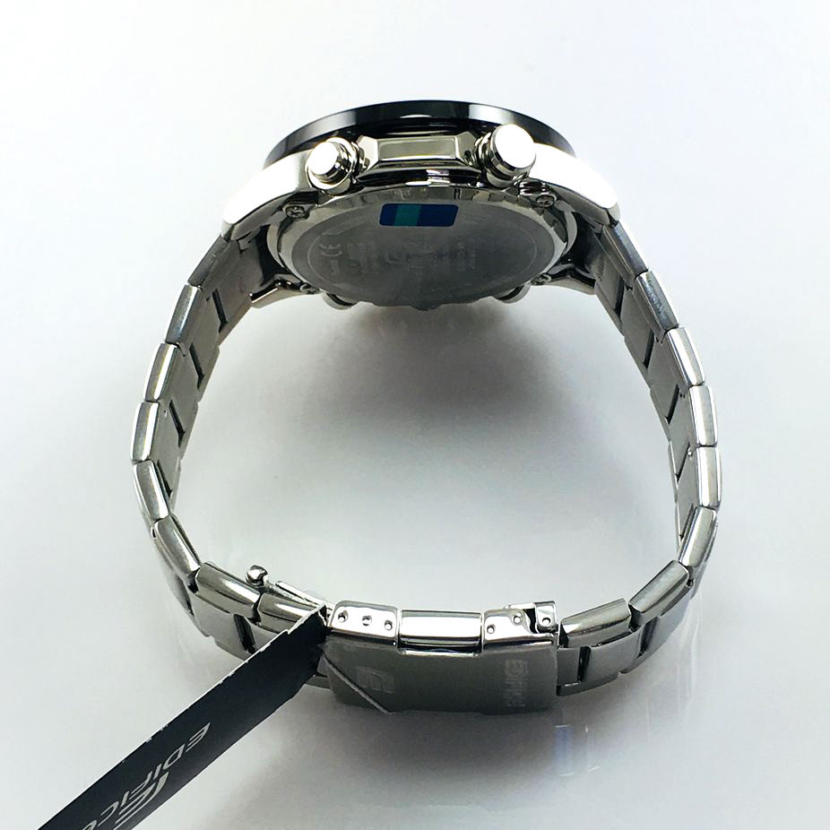 Men's Casio Edifice Solar Power Digital Analog Watch ECB800DB-1A