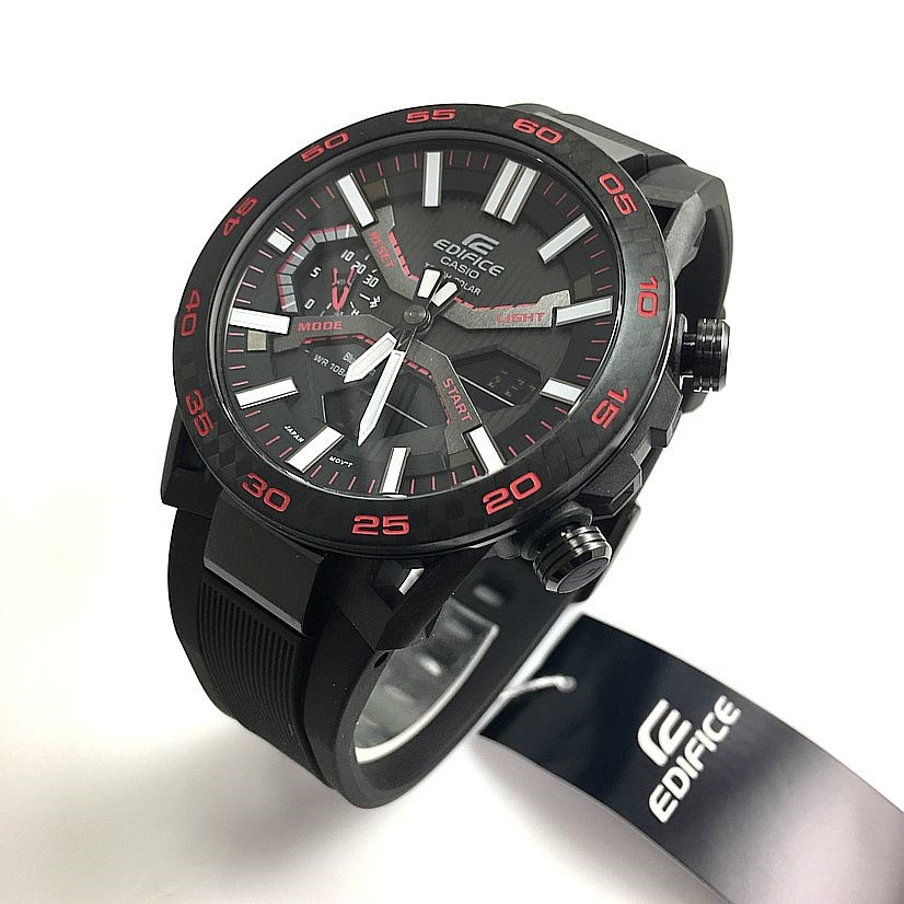 Men's Casio Edifice Sospensione Solar Powered Bluetooth Watch ECB2000PB-1A