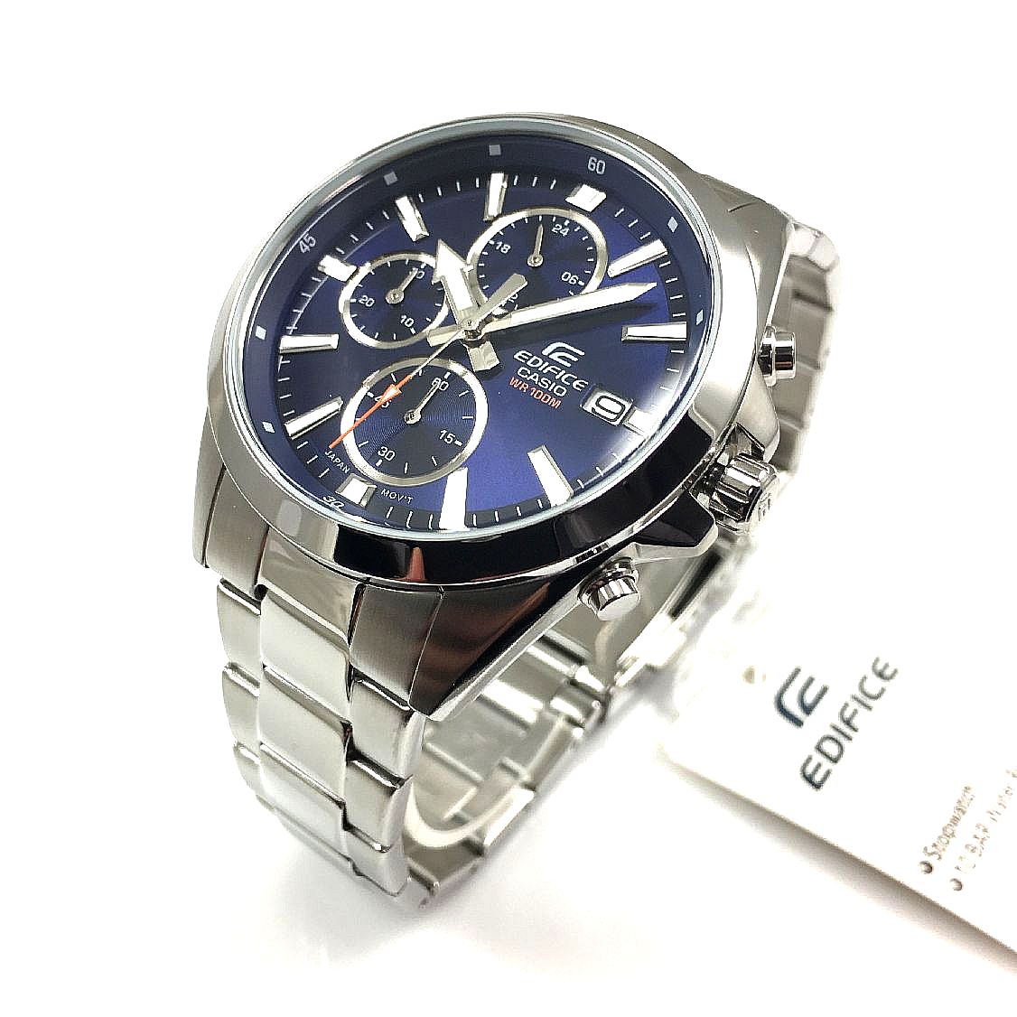 Men's Casio Edifice Stainless Steel Chronograph EFV-560D Watch EFV560D-2AV