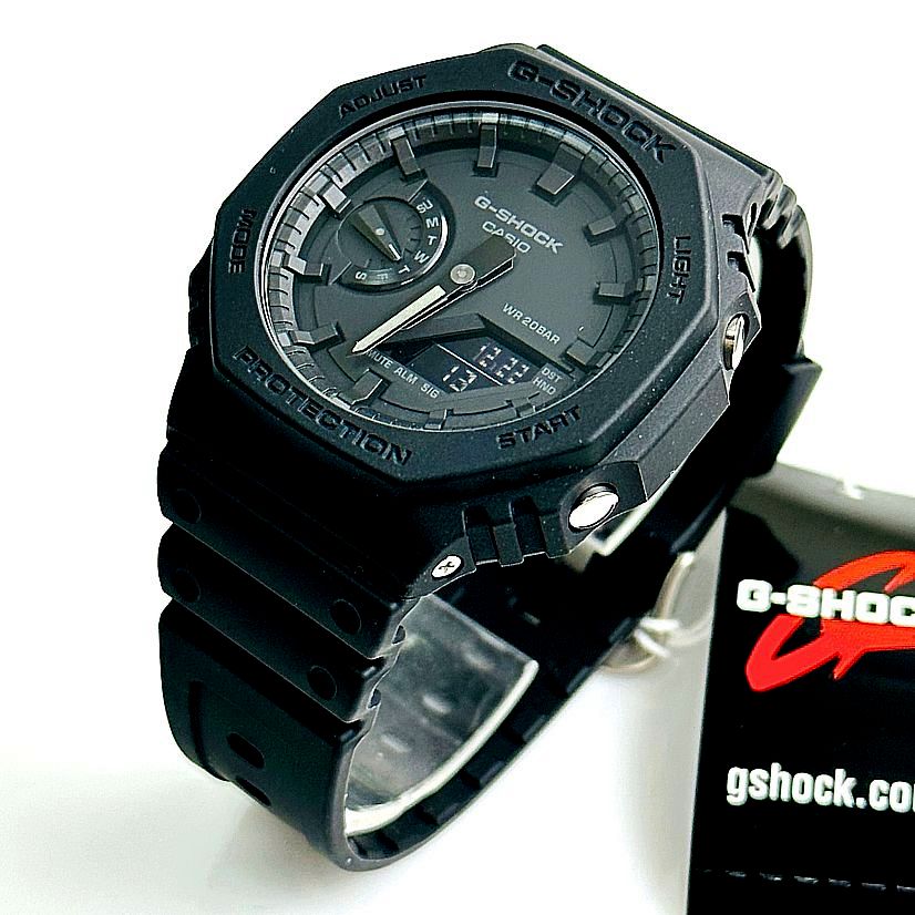 Men's Casio G-SHOCK Analog Digital Black Watch GA2100-1A1