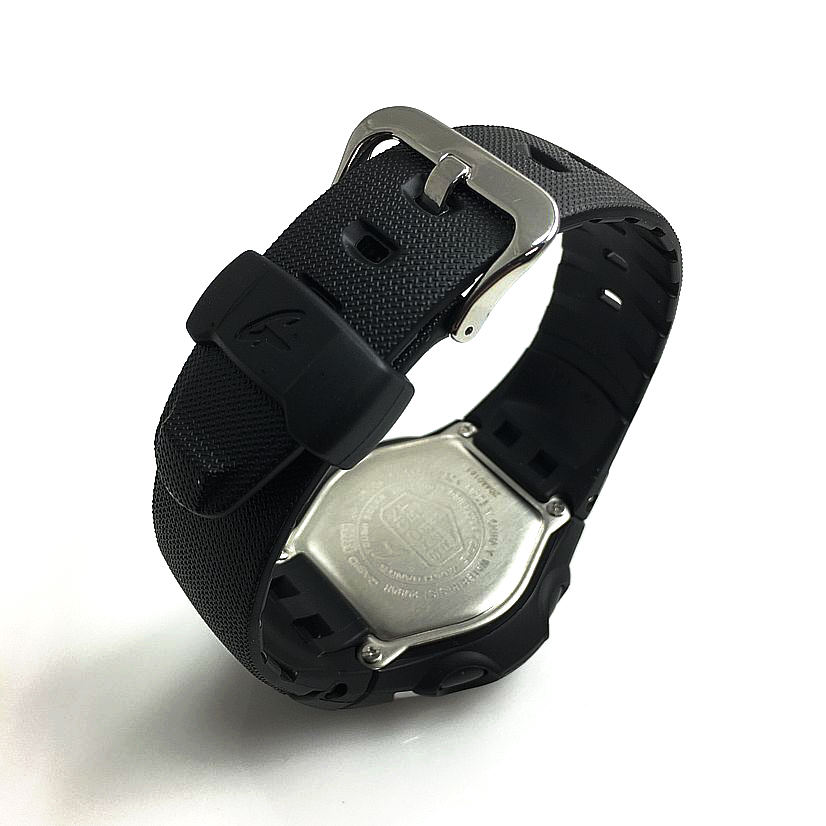 Men's Casio G-Shock Black Silicone Digital 46 mm Watch GWM500A-1A