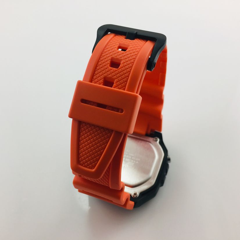 Men's Casio Illuminator Orange Digital Sports Chronograph Watch W218H-4B2