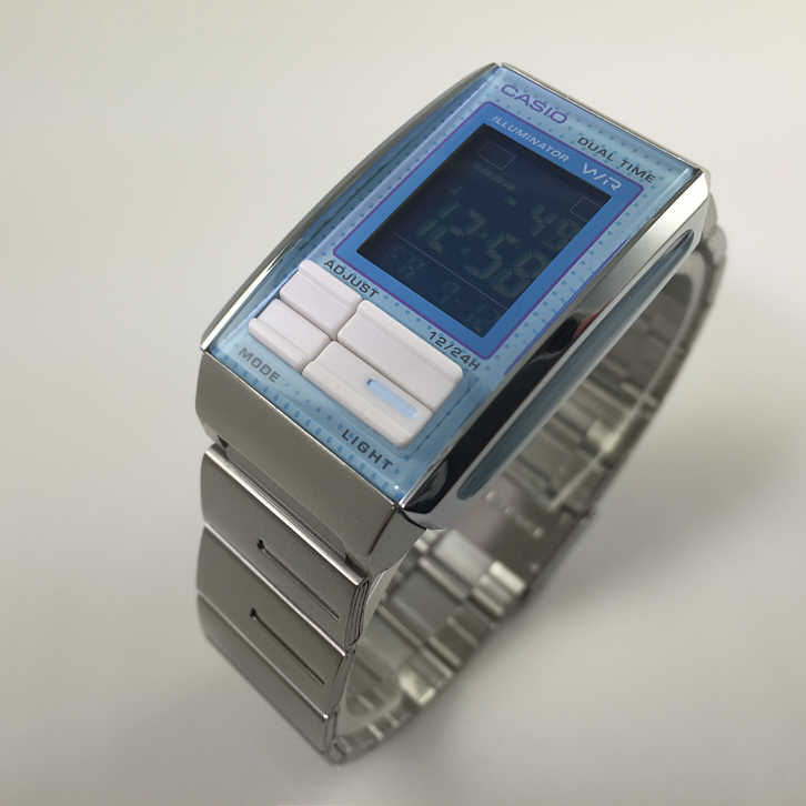 Women's Casio Futurist Chronograph Digital Watch LA201W-2B