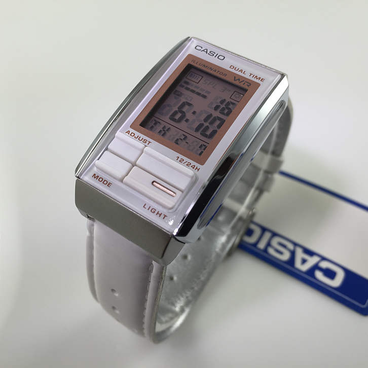 Women's Casio Futurist Chronograph Digital Watch LA201WBL-7A