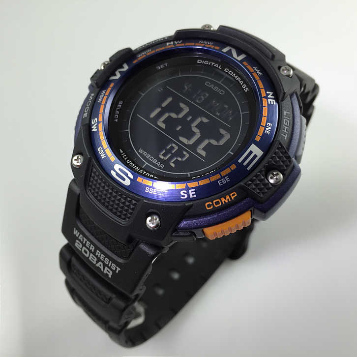 Men's Casio Twin Sensor Digital Compass Sport Watch SGW100-2B