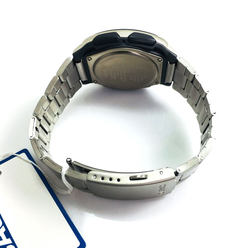 Men's Casio Silver Classic Digital Analog Watch AW81D-1AV