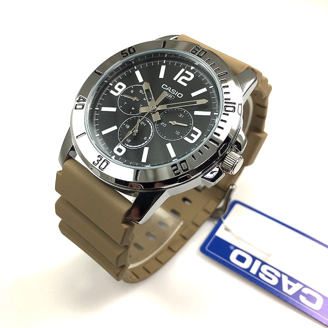 Men's Casio Sports Multifunction MTP-VD300 Steel Watch MTPVD300-5B