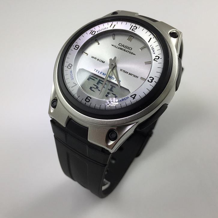 Men's Casio World Time 30 Telememo Watch AW80-7AV