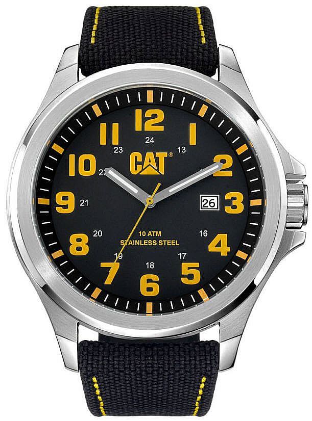 Men's CAT Caterpillar Operator Steel Case Watch PU14167117