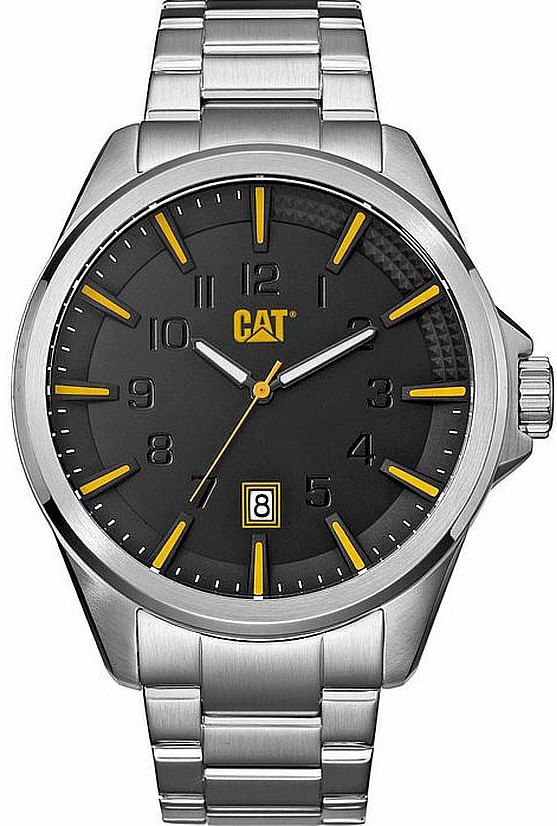 Men's CAT Caterpillar Slate Stainless Steel Watch NO14111127