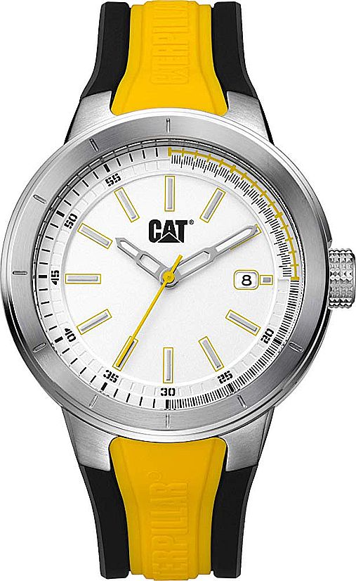 Men's CAT Caterpillar T8 Steel 44mm Watch NA14127217
