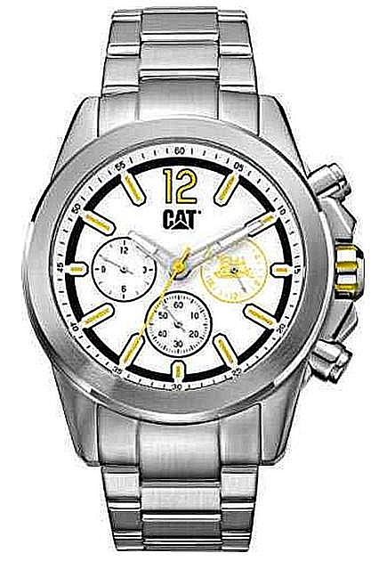 Men's CAT Caterpillar Twist Up Steel Chronograph Watch YU14911237