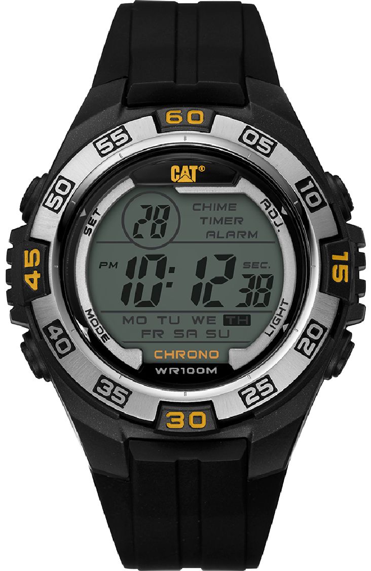Men's CAT Digimax Caterpillar Black Digital Watch OC14721247