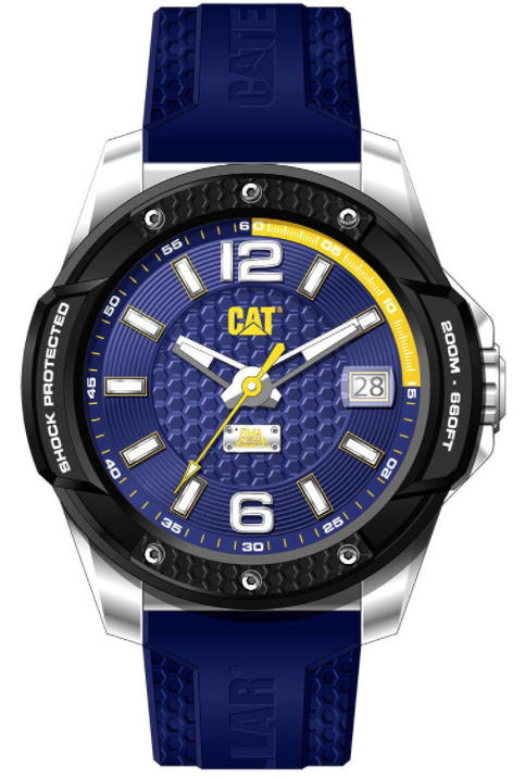 Men's Caterpillar CAT Shockmaster Stainless Steel Watch SJ14126637