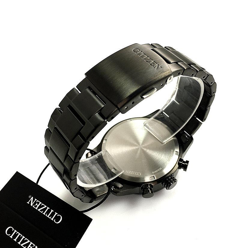 Men's Citizen Aviator Chronograph Pilot Style All Black Watch CA0797-84X