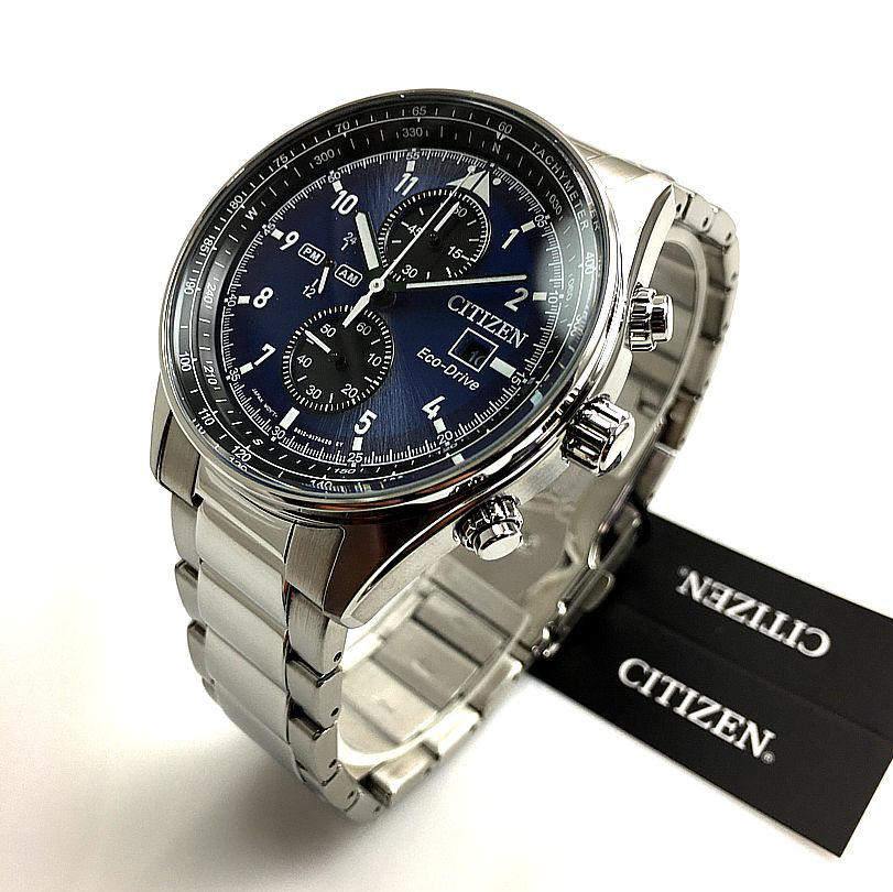 Men's Citizen Eco-Drive Chronograph Sport Steel Watch CA0770-81L