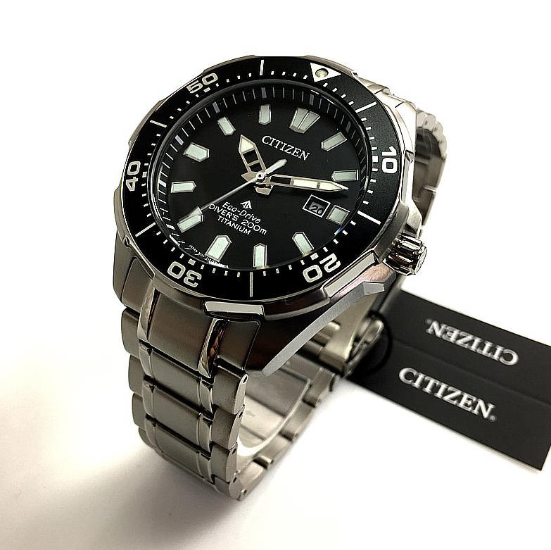 Men's Citizen Eco-Drive Promaster Diver's 200 Meter Diving Watch BN0200-81E