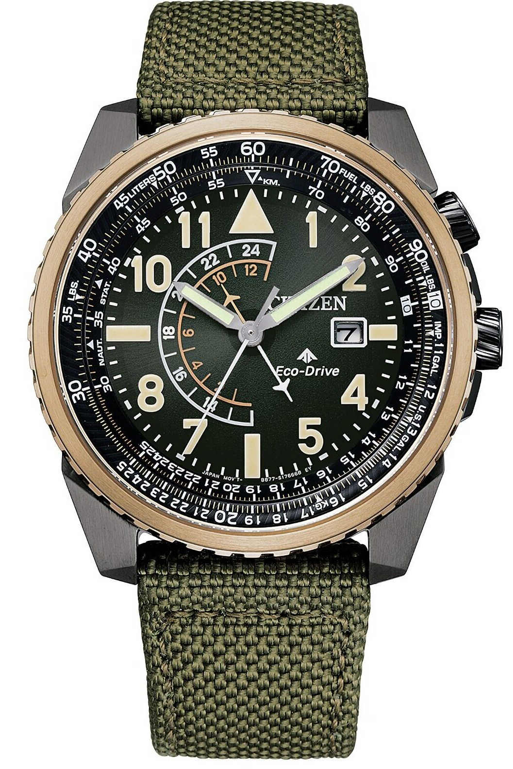 Men's Citizen Eco-Drive Promaster Sky Aviation Pilot Watch BJ7136-00E