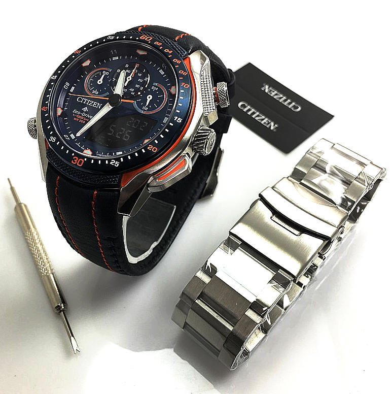 Men's Citizen Eco-Drive Promaster SST Blue Chronograph Racing Watch ...