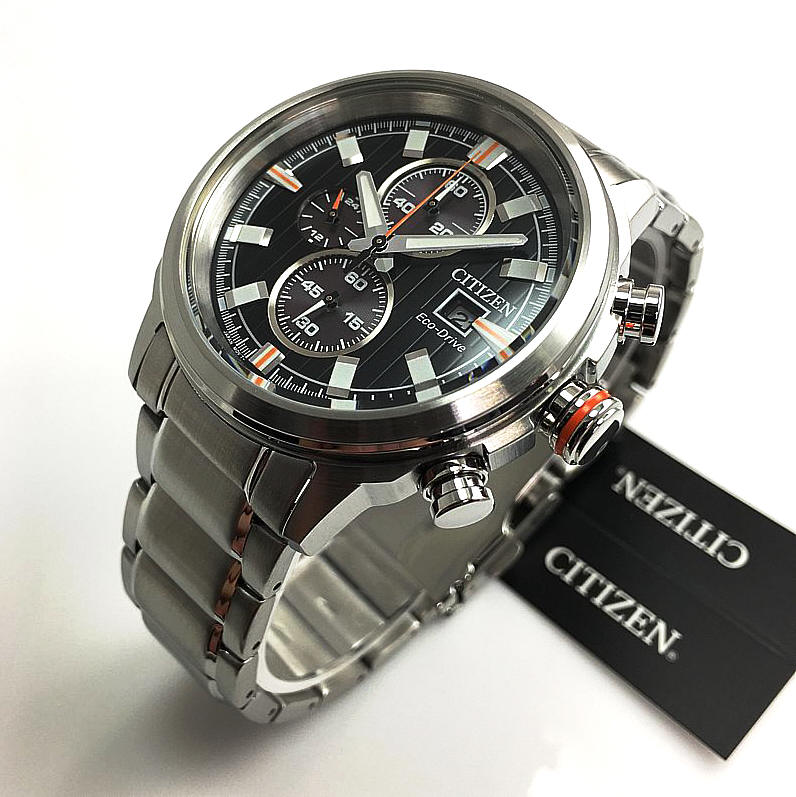 Men's Citizen Eco-Drive Solar Powered Chronograph Watch CA0730-85E