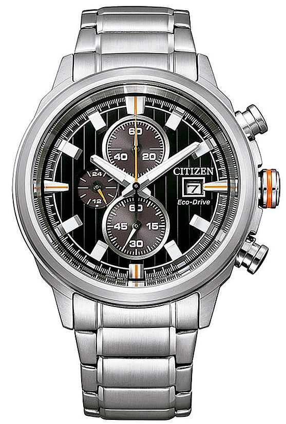 Men's Citizen Eco-Drive Solar Powered Chronograph Watch CA0730-85E