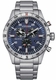Men's Citizen Eco-Drive Sport Chronograph Blue Dial Watch AT2520-89L