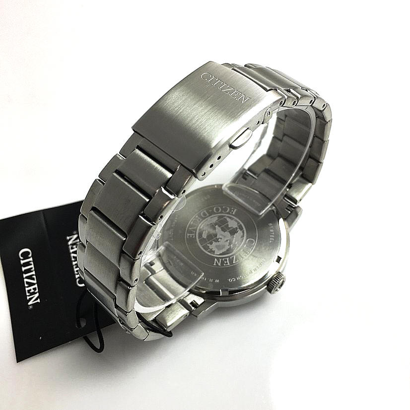 Men's Citizen Eco-Drive Steel Blue Dial Solar Power Watch AW1620-81L