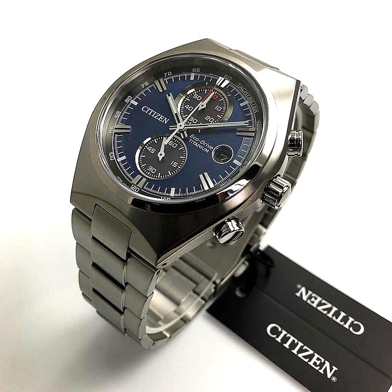 Men's Citizen Eco-Drive Super Titanium Chronograph Watch CA7090-87L