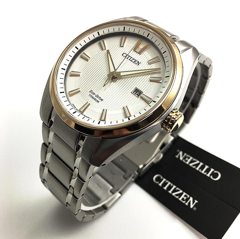 Men's Citizen Eco-Drive Super Titanium Solar Power Watch AW1244-56A