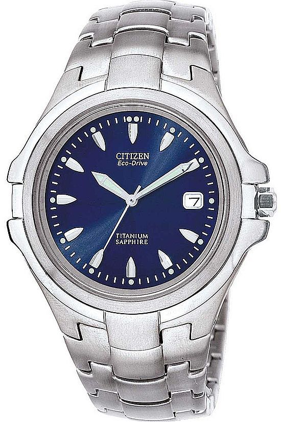 Men's Citizen Eco-Drive Super Titanium Solar Power Watch BM1290-54L
