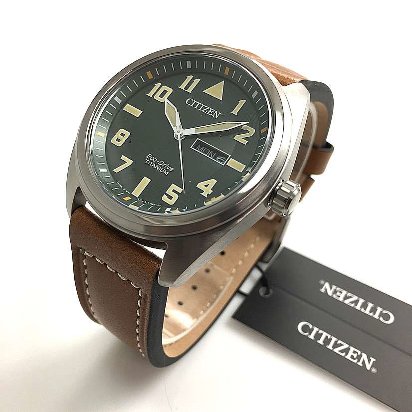 Men's Citizen Eco-Drive Super Titanium Solar Power Watch BM8560-11X