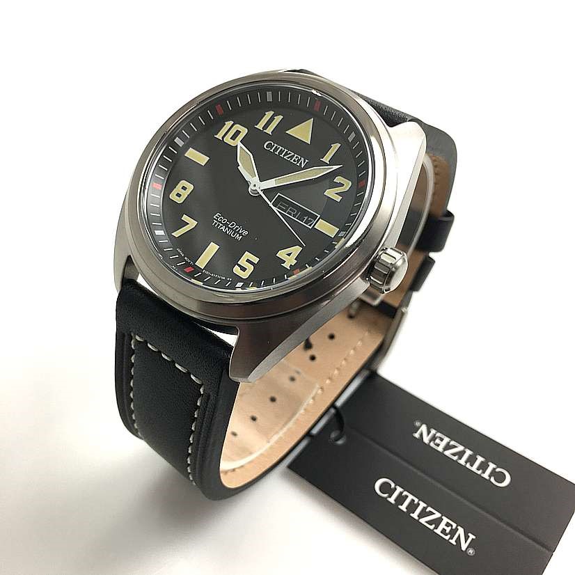 Men's Citizen Eco-Drive Super Titanium Solar Power Watch BM8560-29E