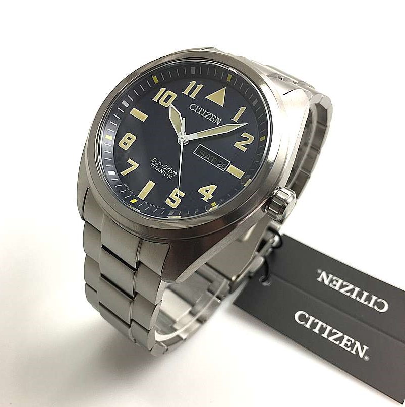 Men's Citizen Eco-Drive Super Titanium Solar Power Watch BM8560-88L