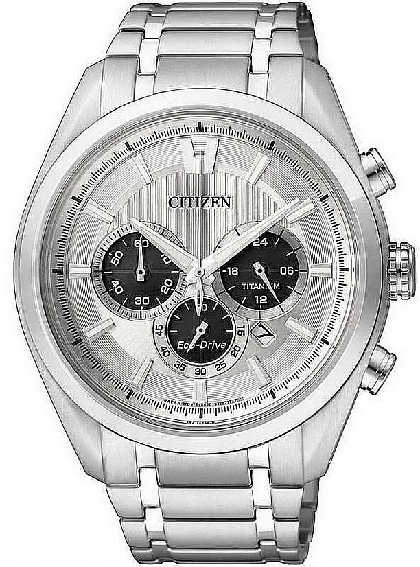 Men's Citizen Eco-Drive Super Titanium Solar Power Watch CA4010-58A