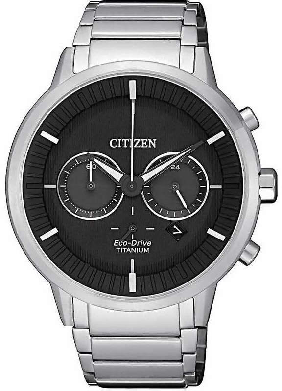 Men's Citizen Eco-Drive Titanium Chronograph Watch CA4400-88E